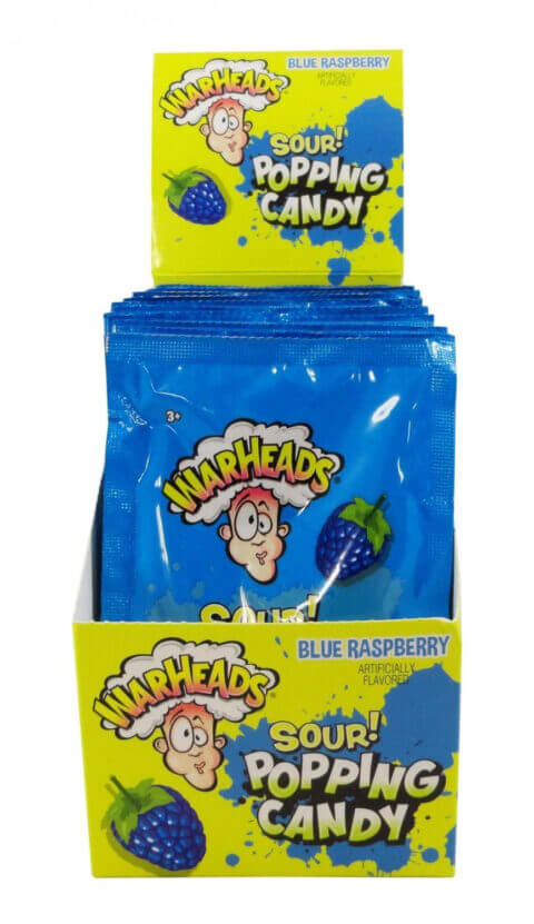 Warheads Pop Candy-Blue Raspberry - Funtastic Novelties, Inc.